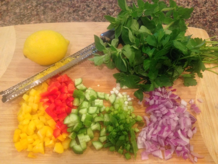 Pan Seared Golden Tilefish With Lemon Herb Confetti Rice – Good Morning ...