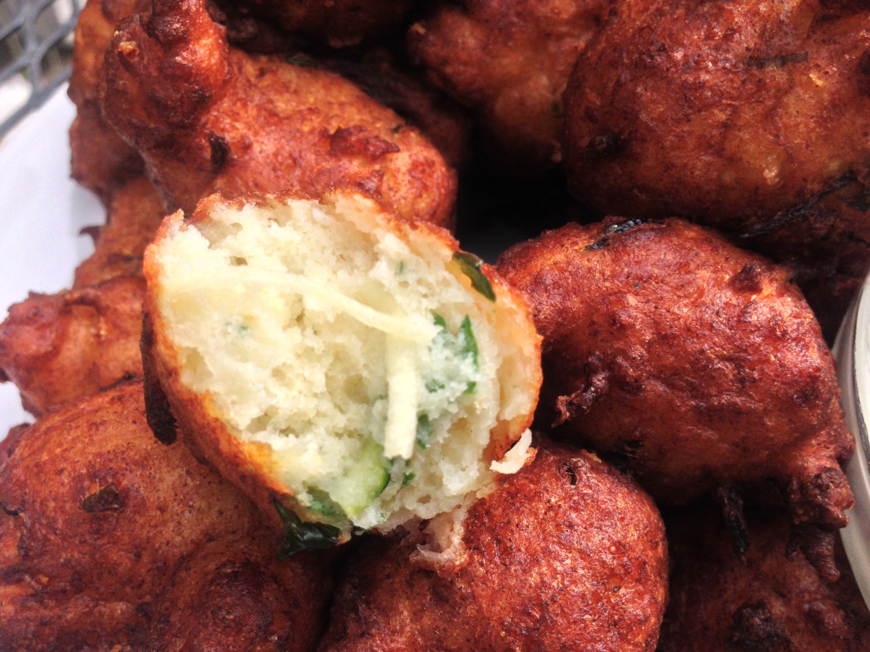 “Cucuzza” Zucchini & Ricotta Spingi with Sun Dried Tomato Dip – Good ...