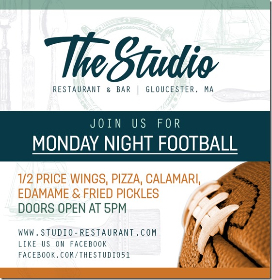 The Studio Monday Night Football promo – Good Morning Gloucester