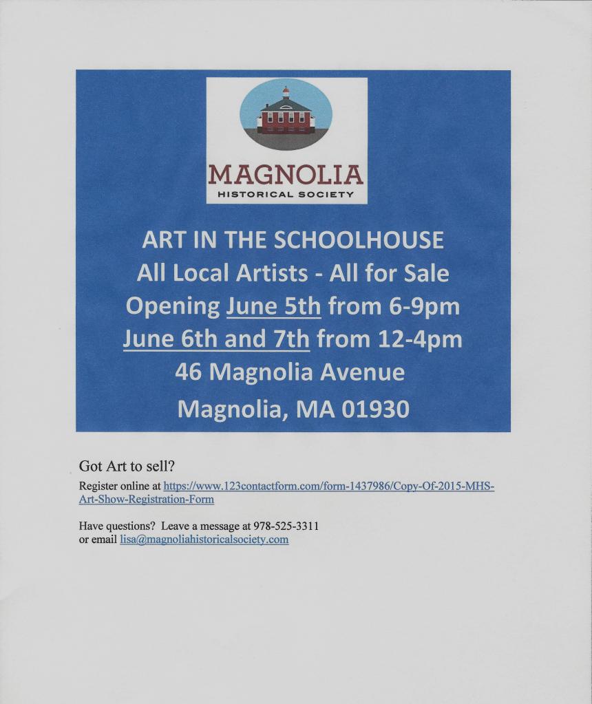 Art in Schoolhouse – Good Morning Gloucester