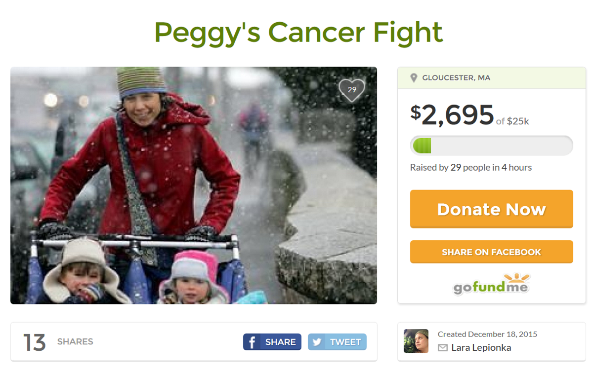 Peggy Lyman Needs Our Help – Good Morning Gloucester