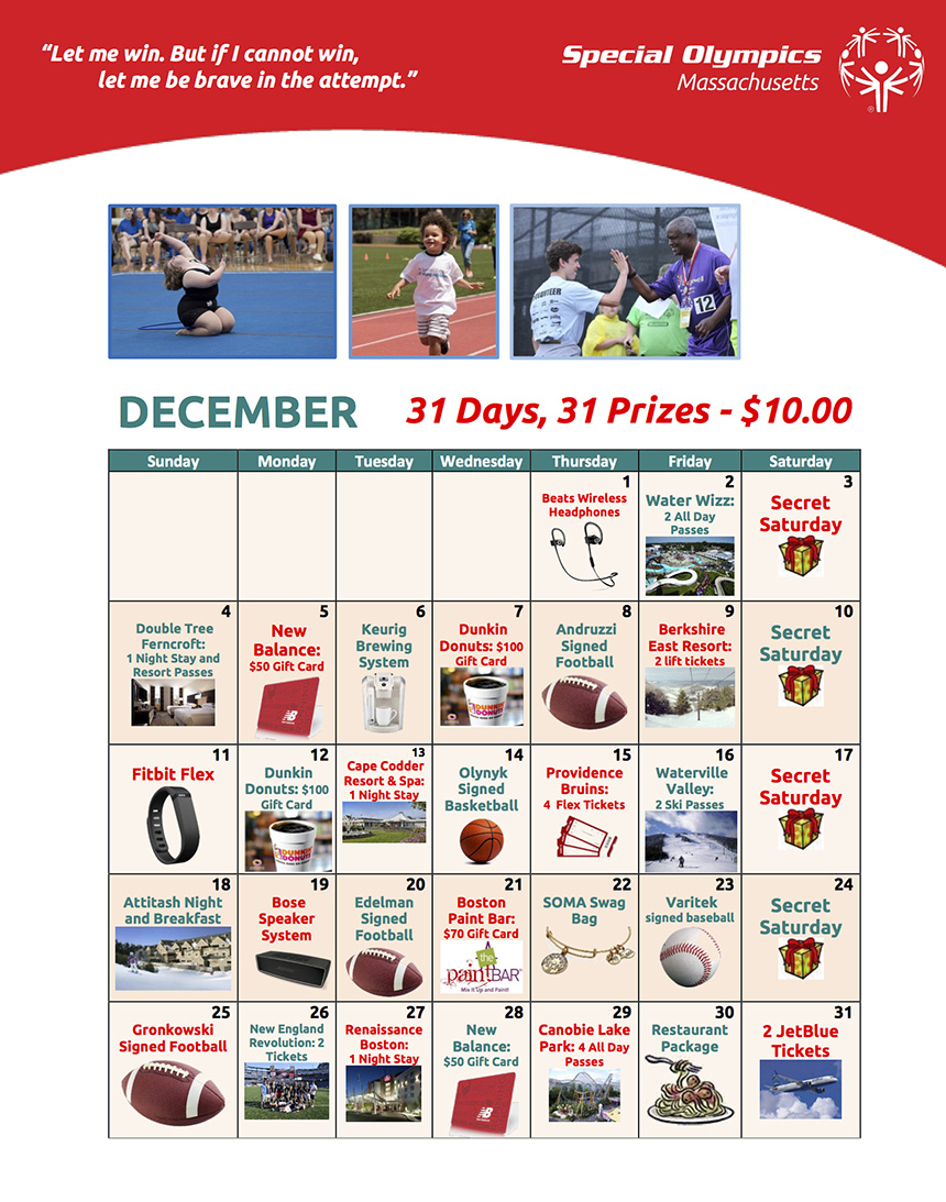 On this Sunday, November 20, Cape Ann Special Olympics will have a ...