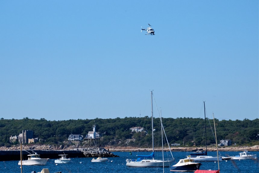 HELICOPTER CIRCLING ROUND EASTERN POINT AND FLYING LOW – Good Morning ...