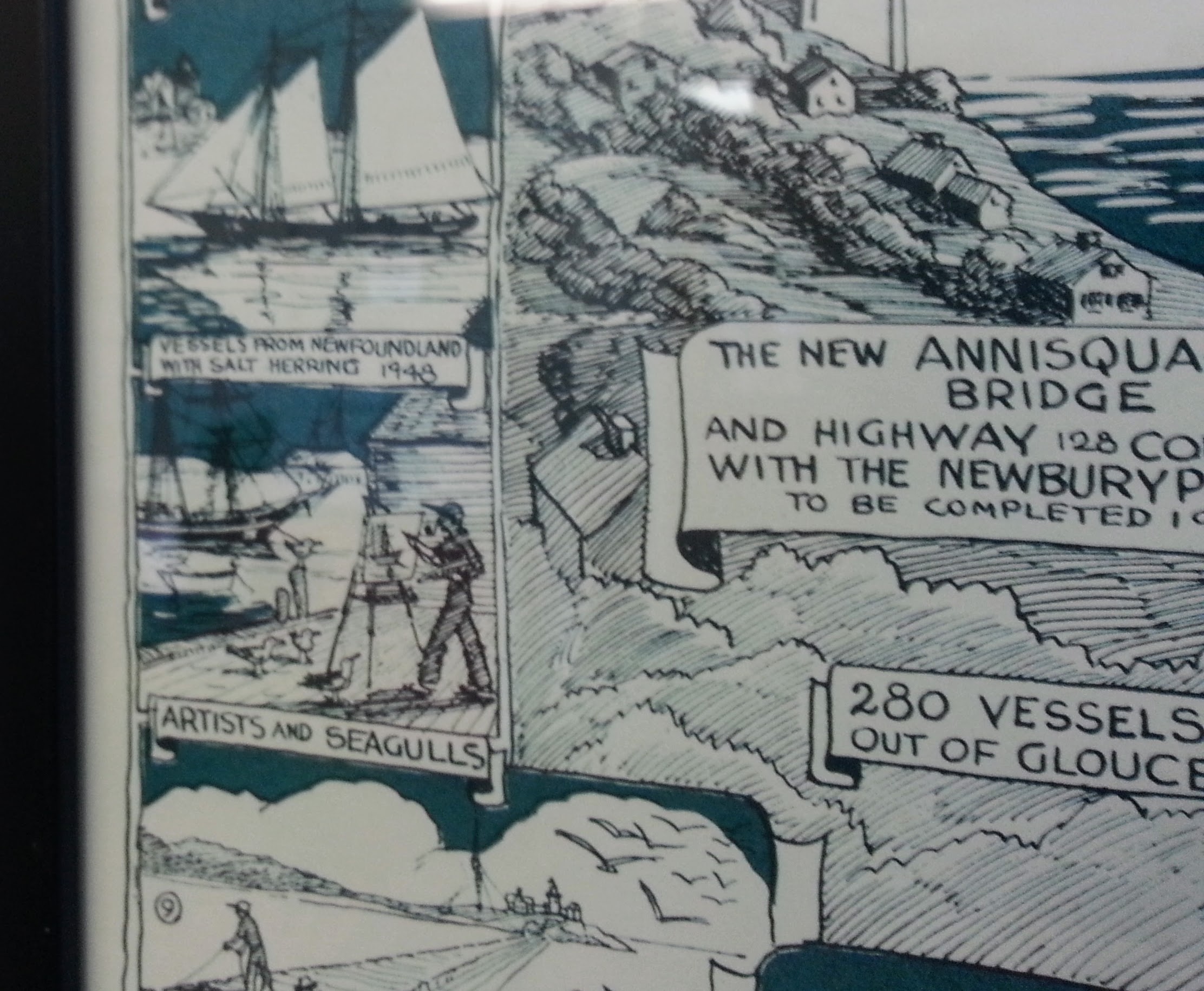 Larry O’Toole Amazing map and Historic murals at O’Maley School # ...