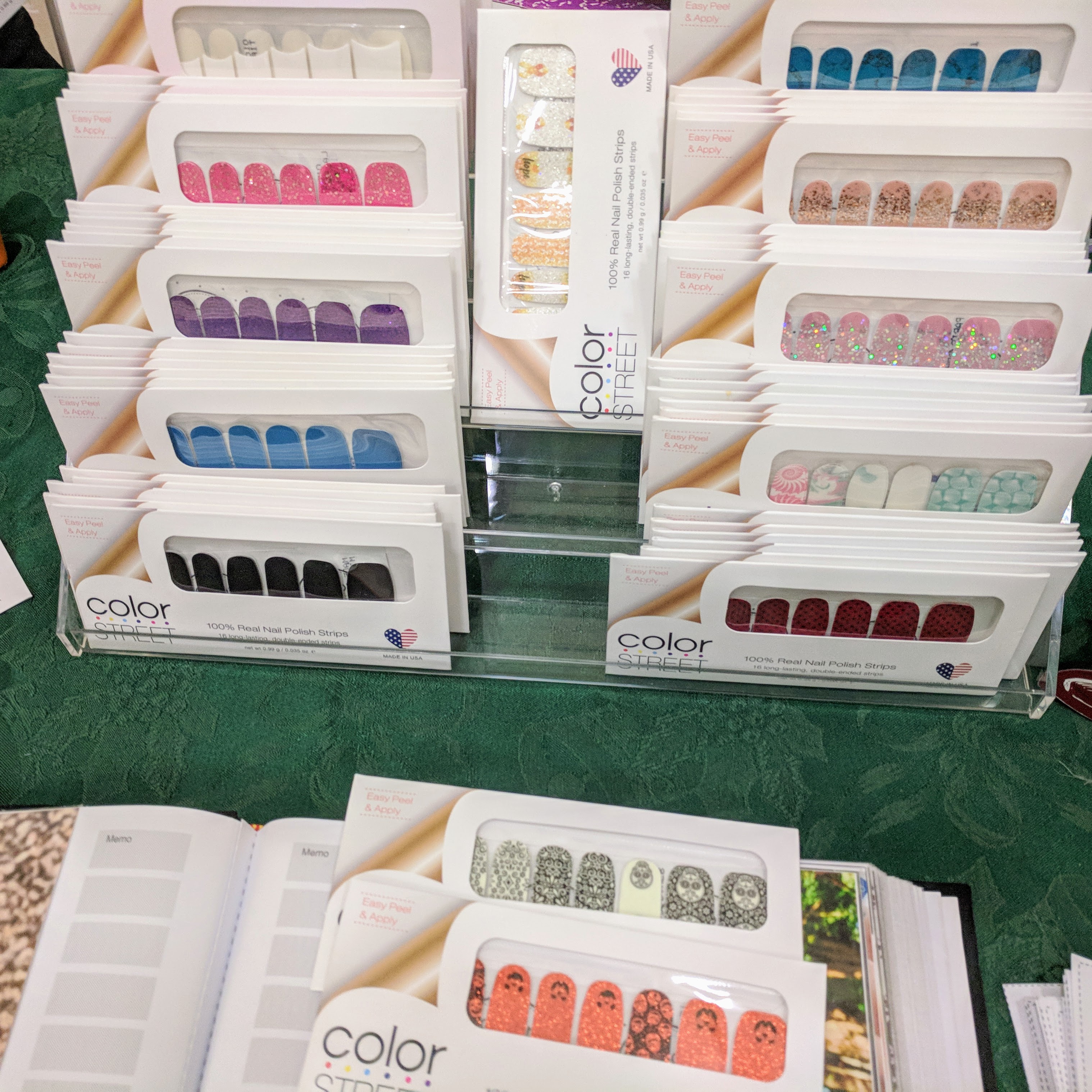 Amy Newell color street nails_ booth at Magnolia sip n stroll October ...