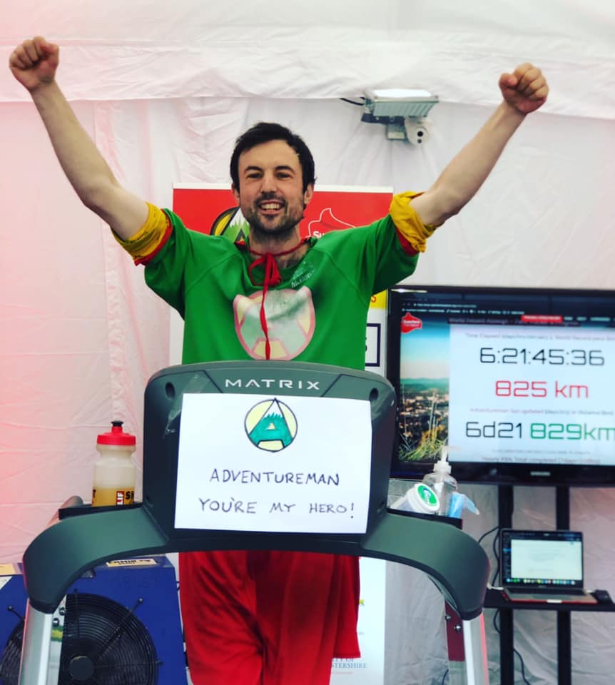 Adventureman’s World Record Treadmill Odyssey. Check. – Good Morning ...