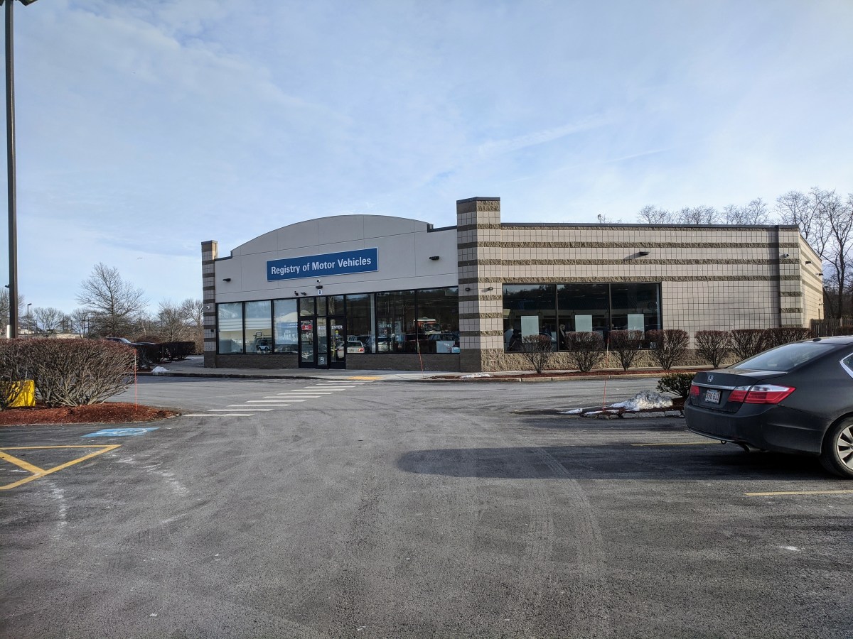 So this is the Danvers RMV (plenty of room for another branch at # ...