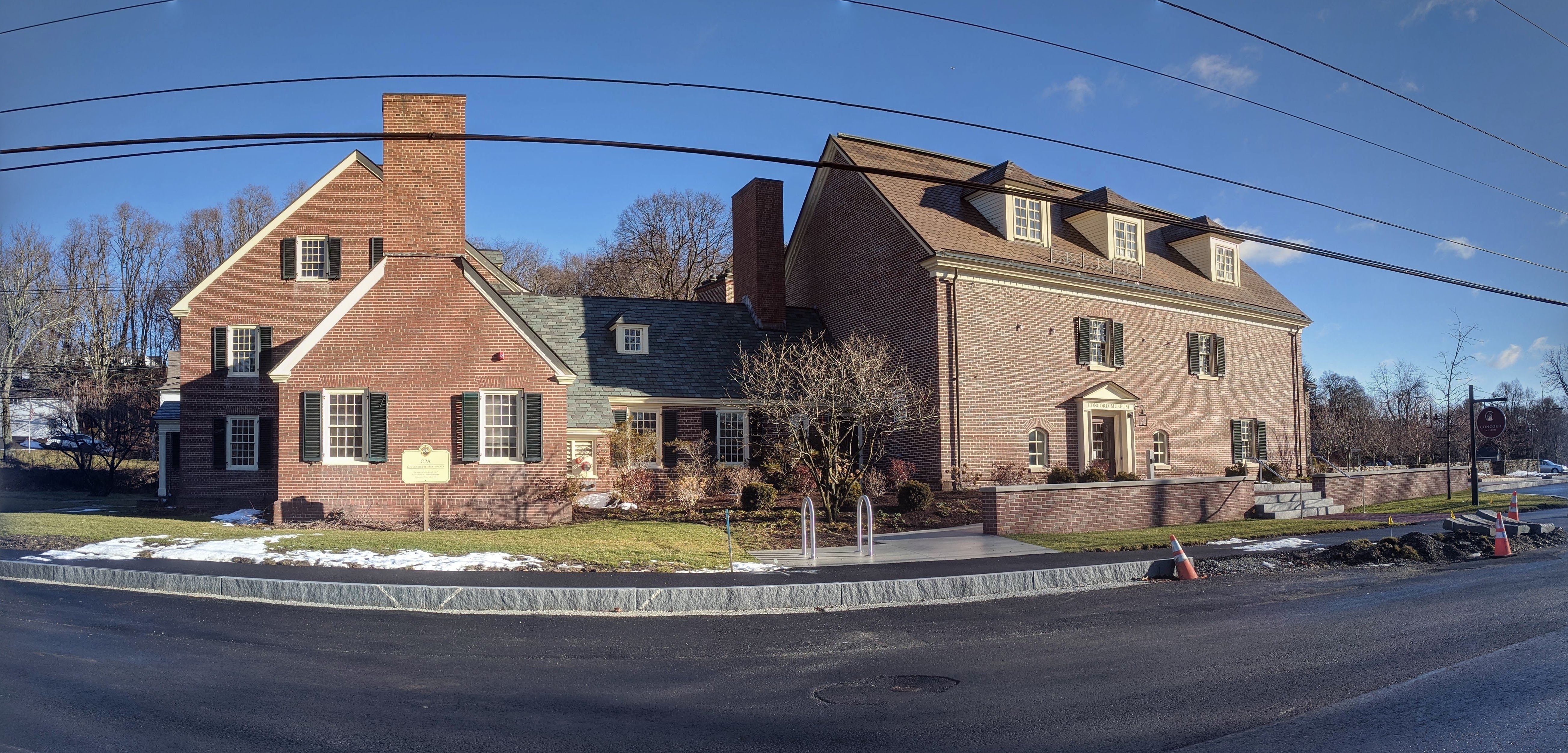 Concord Museum expansion side view from Cambridge Turnpike_Concord ...