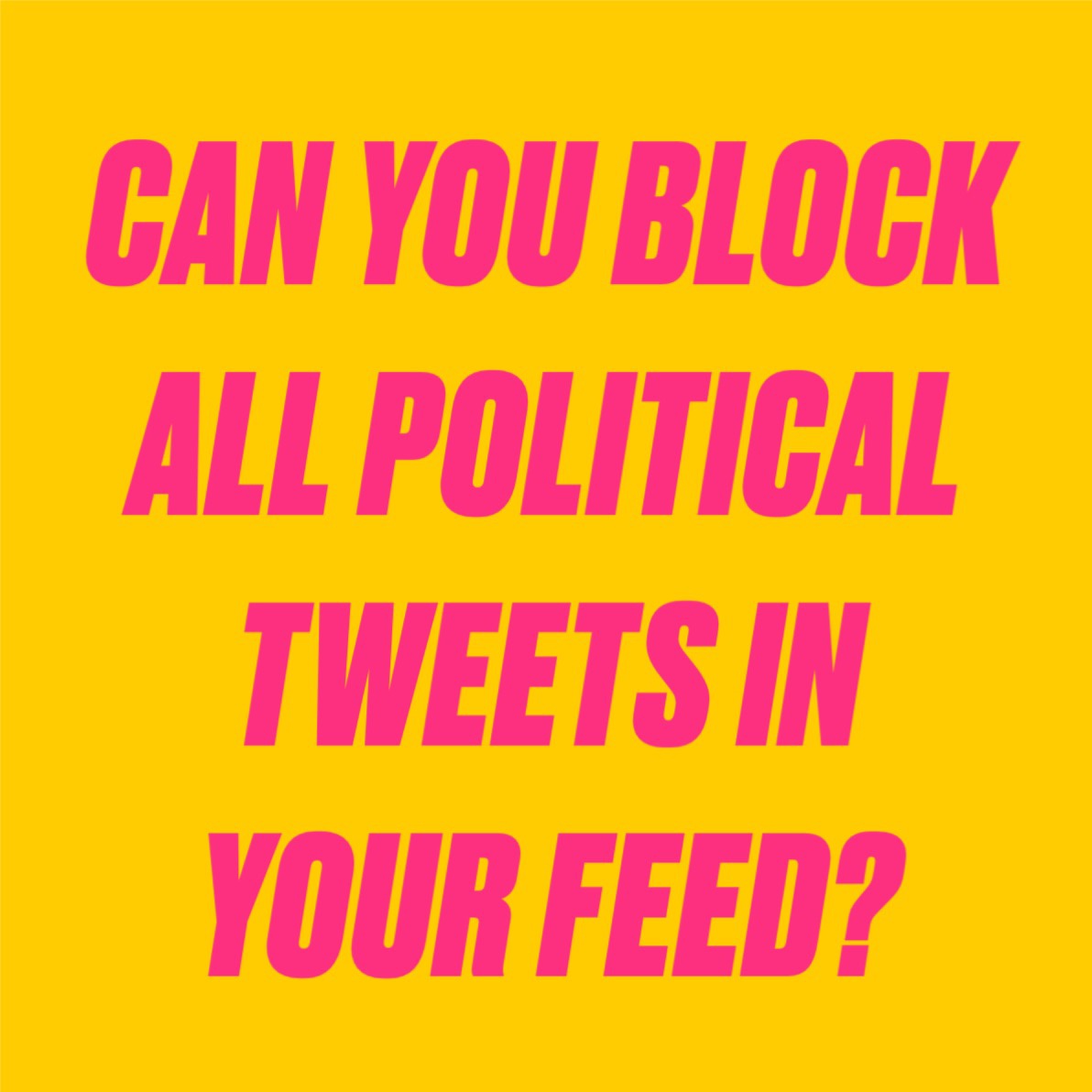 Is there a way to block all political posts in your feed? – Good ...