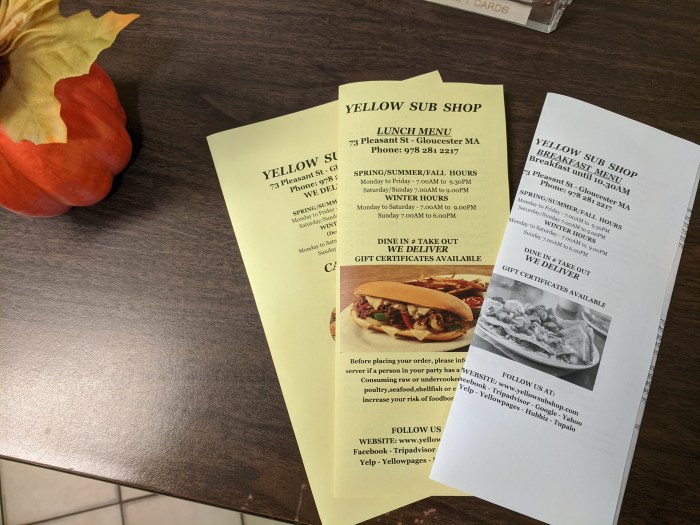 Yellow Sub Shop extra radiant tonight #GloucesterMa – Good Morning ...