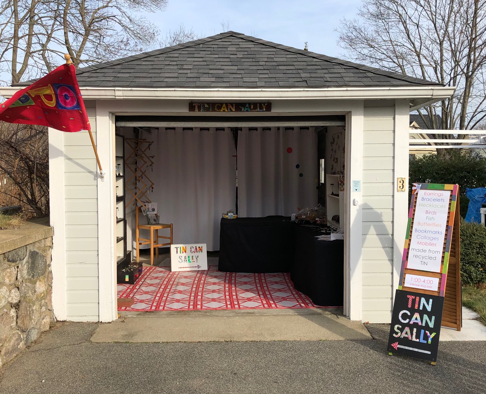 TIN CAN SALLY pop-up, open-air shop is open We’d-Sun, 1:00-4:00 – Good ...