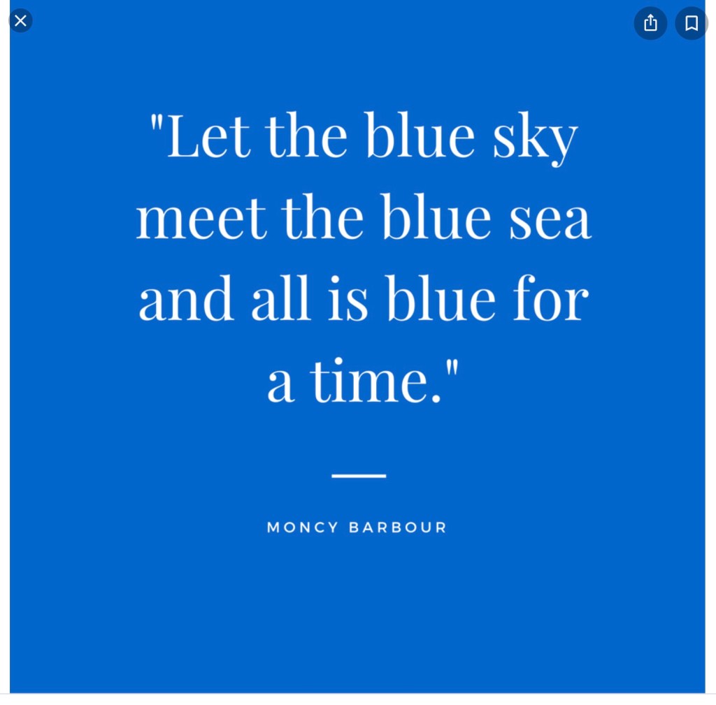 Bright Beautiful Blue – Good Morning Gloucester