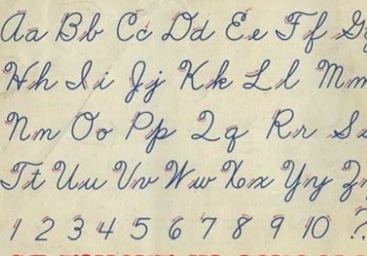 Can some explain the purpose behind cursive hand writing – Good Morning ...