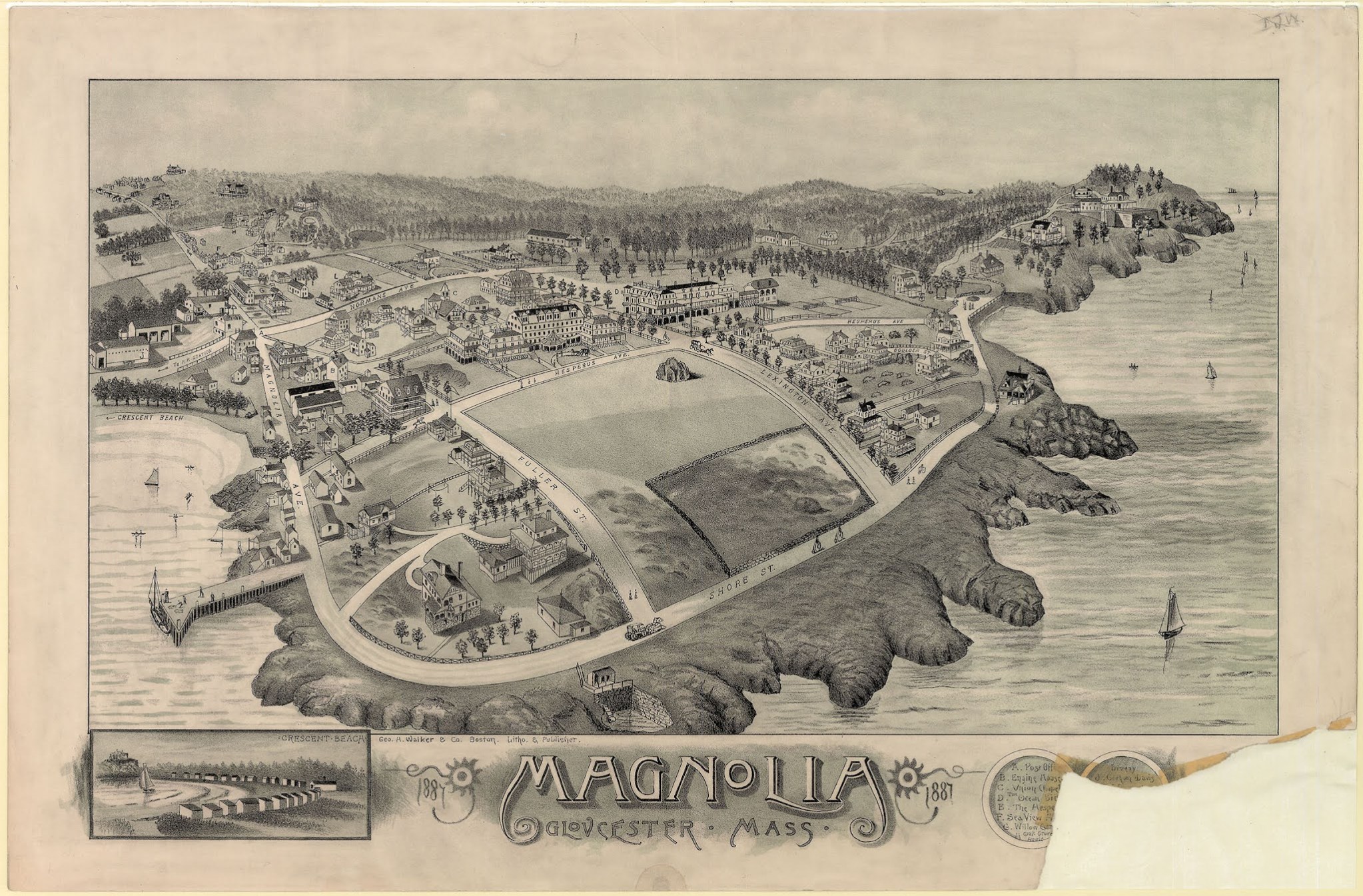 State Library features 1887 Magnolia #GloucesterMA historic map in ...