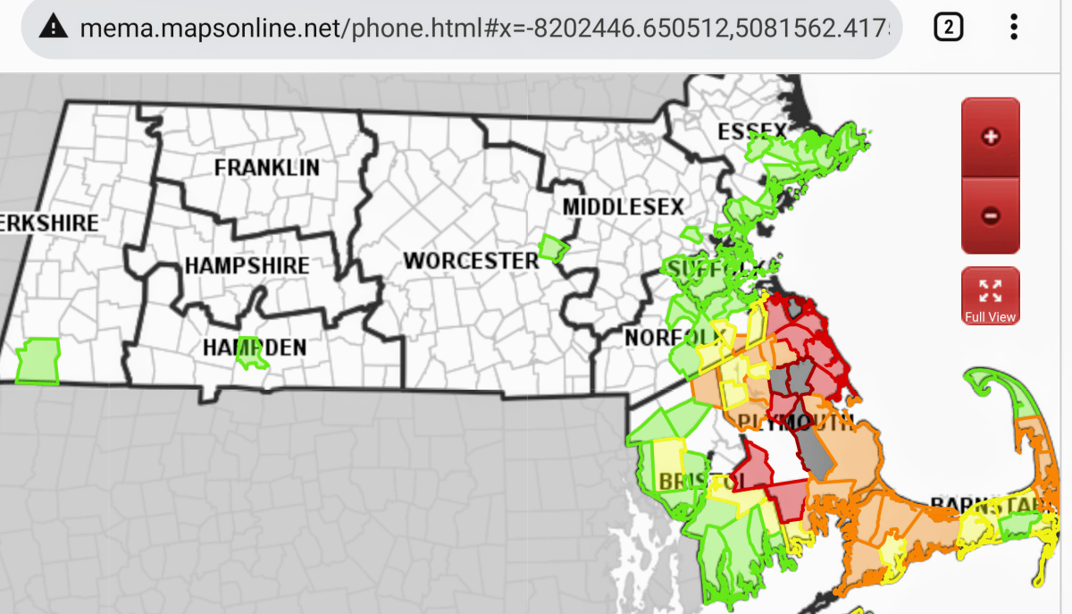 Day 3: less than 500 Power outages on #CapeAnn. #GloucesterMa Essex ...