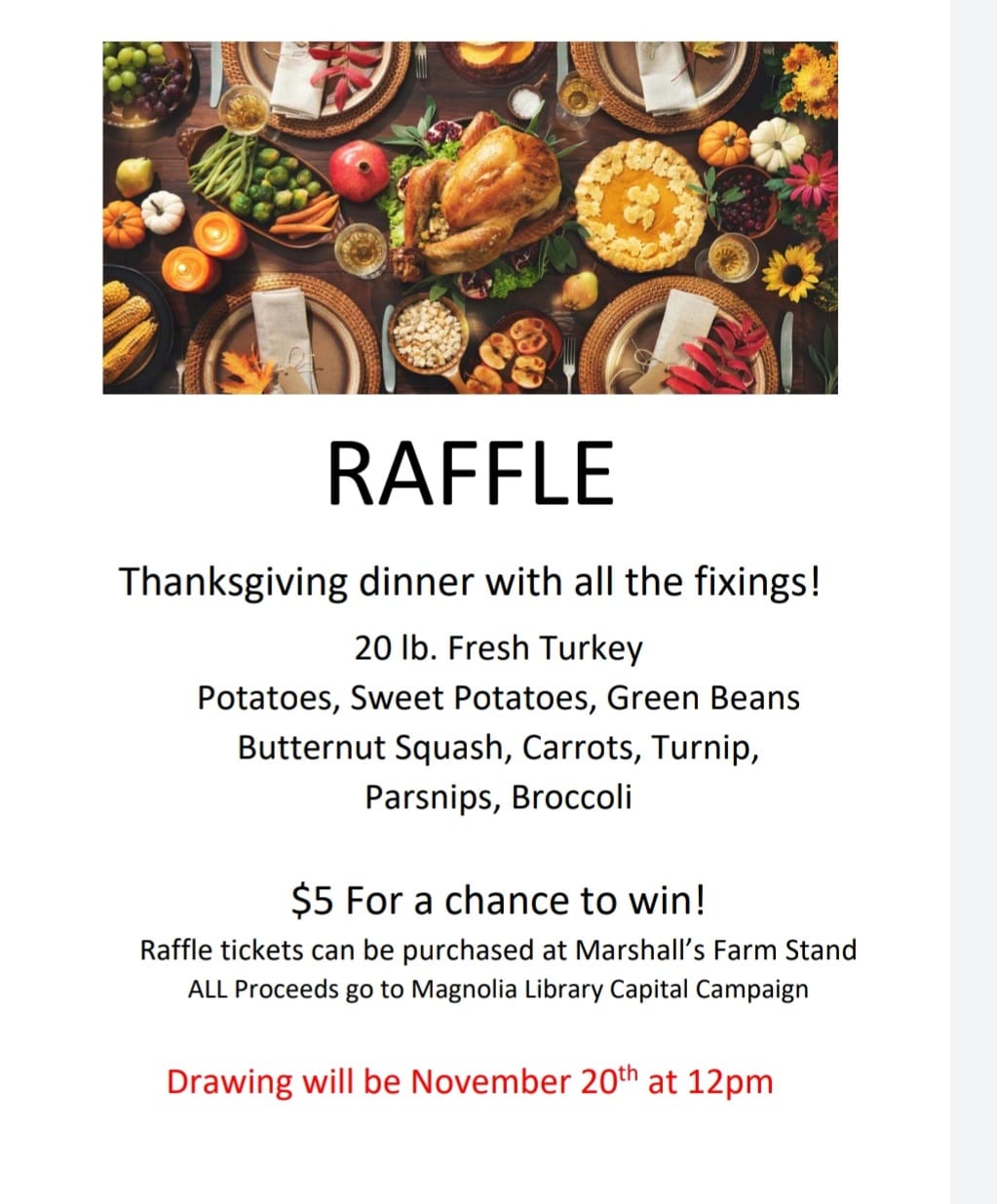 Marshall’s Farm stand raffle to benefit Magnolia Community Library ...