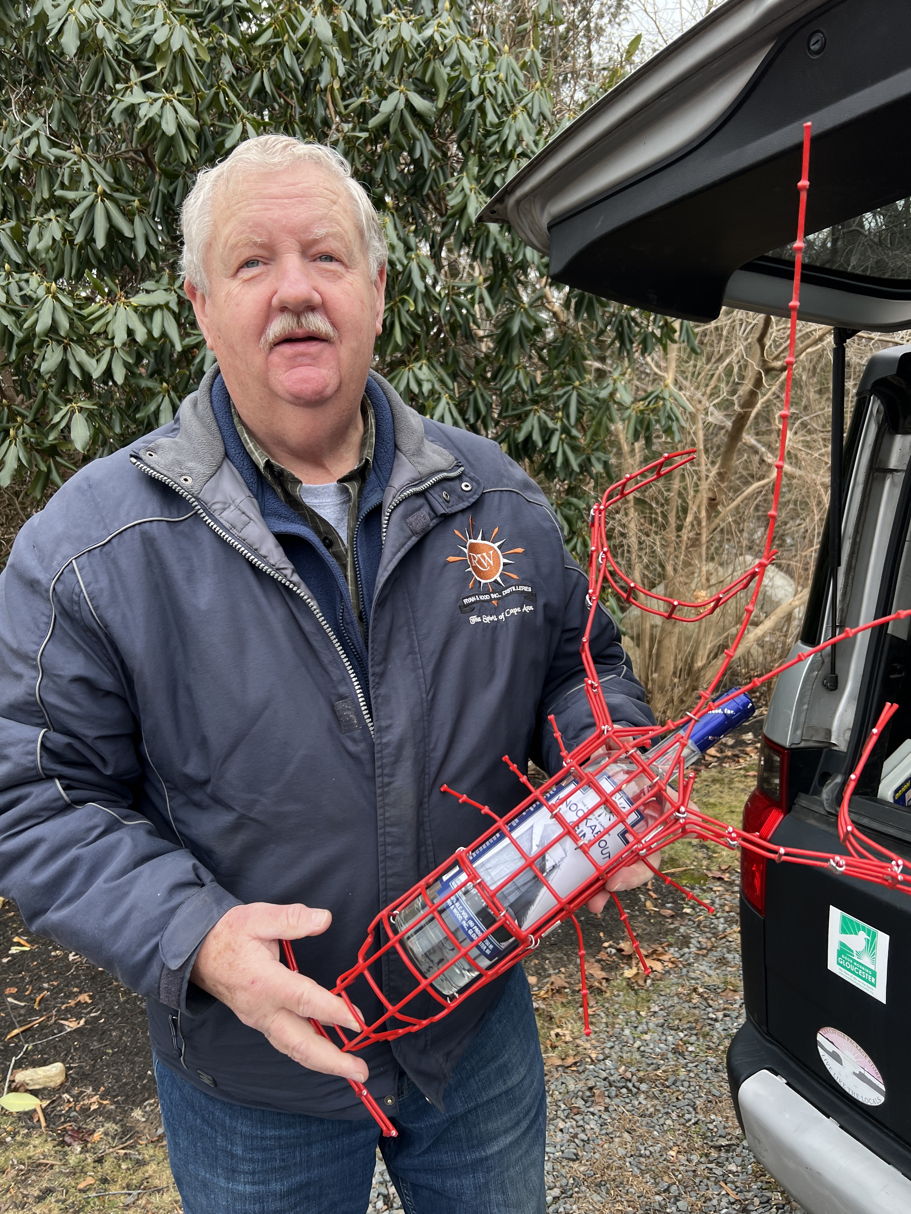 Bobby Ryan and His Awesome Knockabout Gin In A Wire Lobster Made By Bob ...