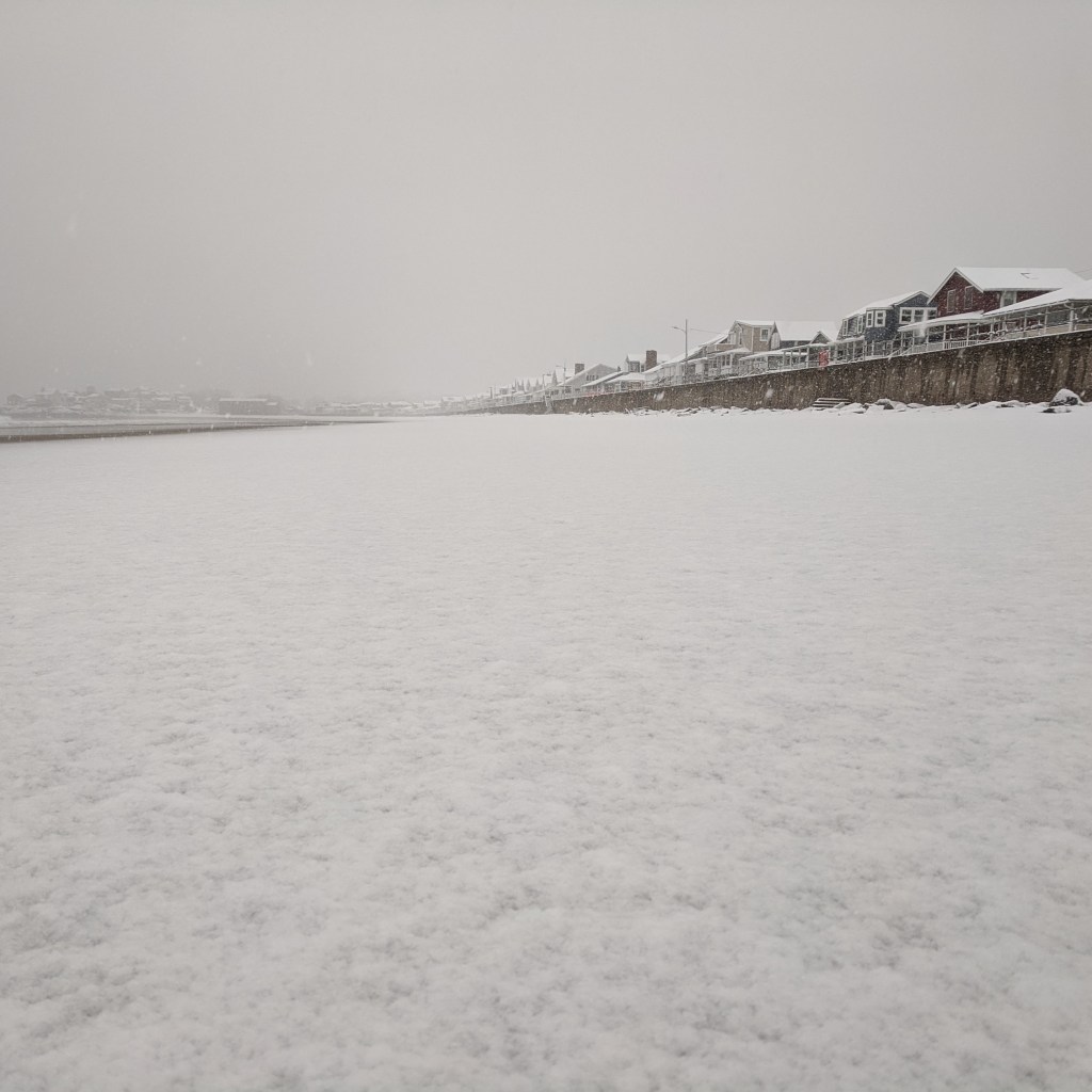 wet snow slushy windy light accumulation – Long Beach – Good Morning ...