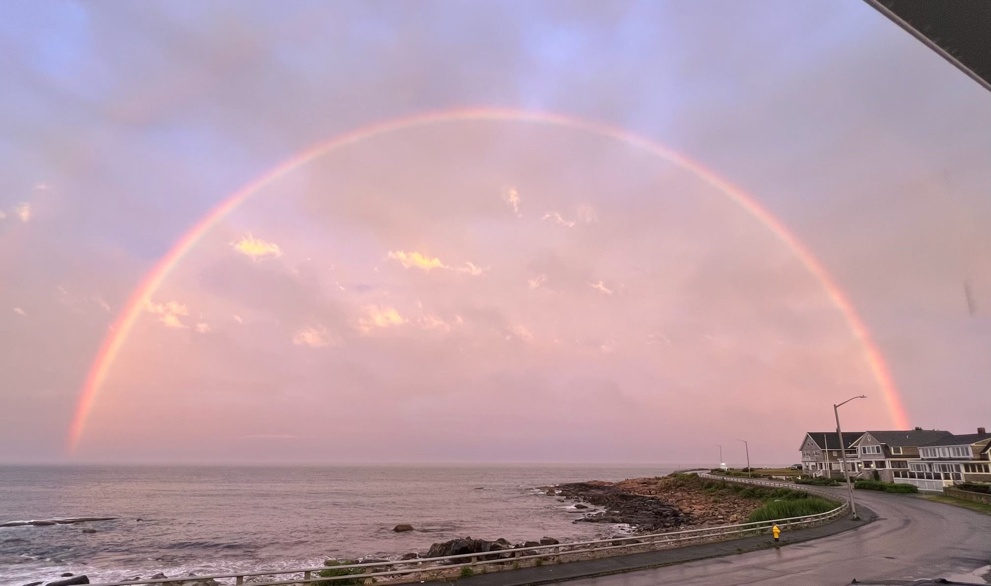 Gloucester MA Monday June 27, 2022 Rare 180 Degree Rainbow – Good ...