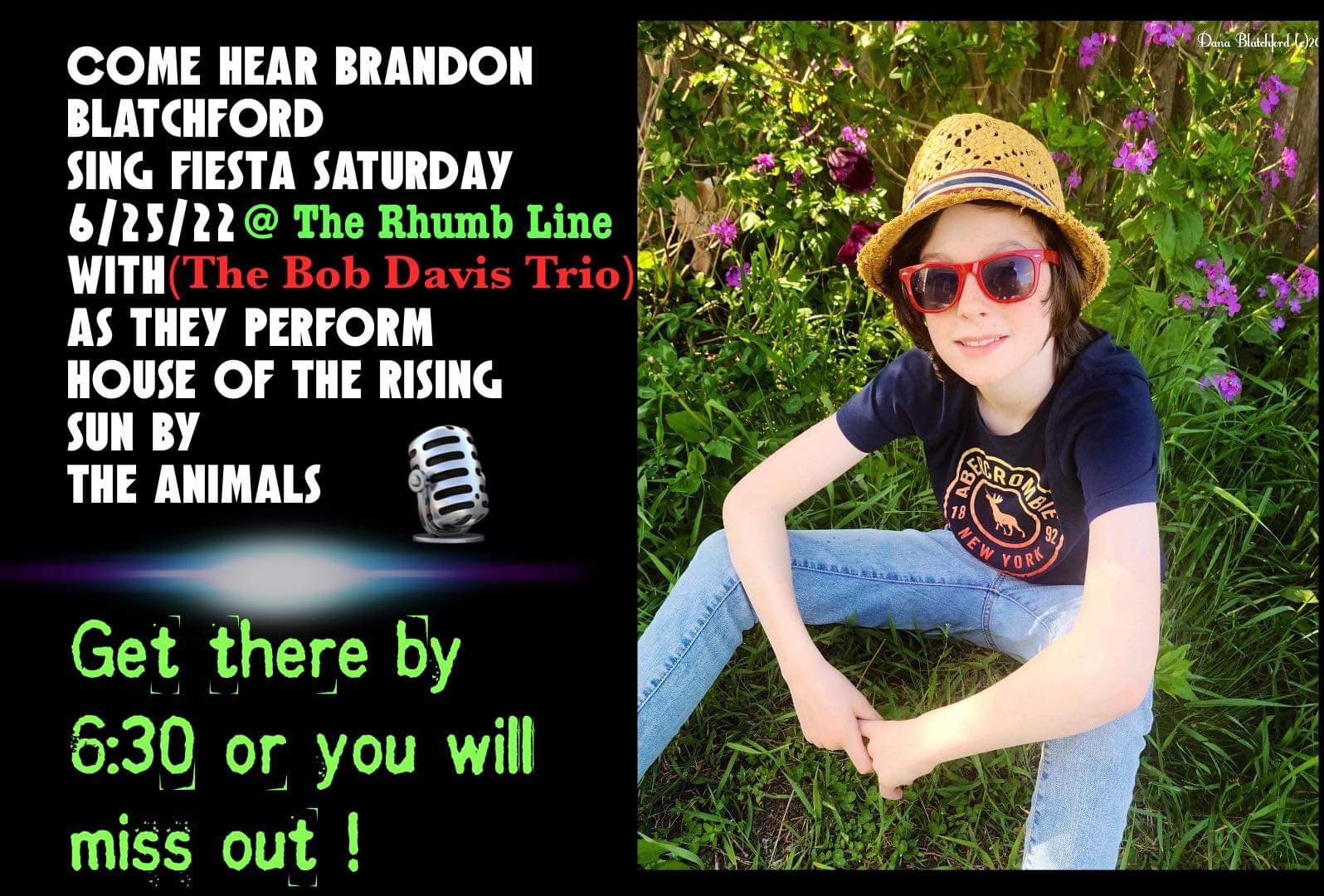 Brandon Blatchford Singing Fiesta Saturday At The Rhumb Line – Good ...