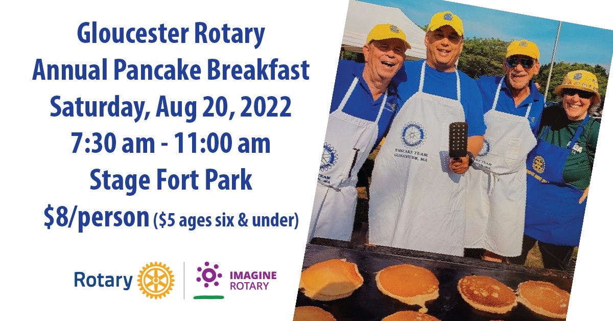 Gloucester Rotary Annual Pancake Breakfast Saturday Aug 20 7:30-11am ...