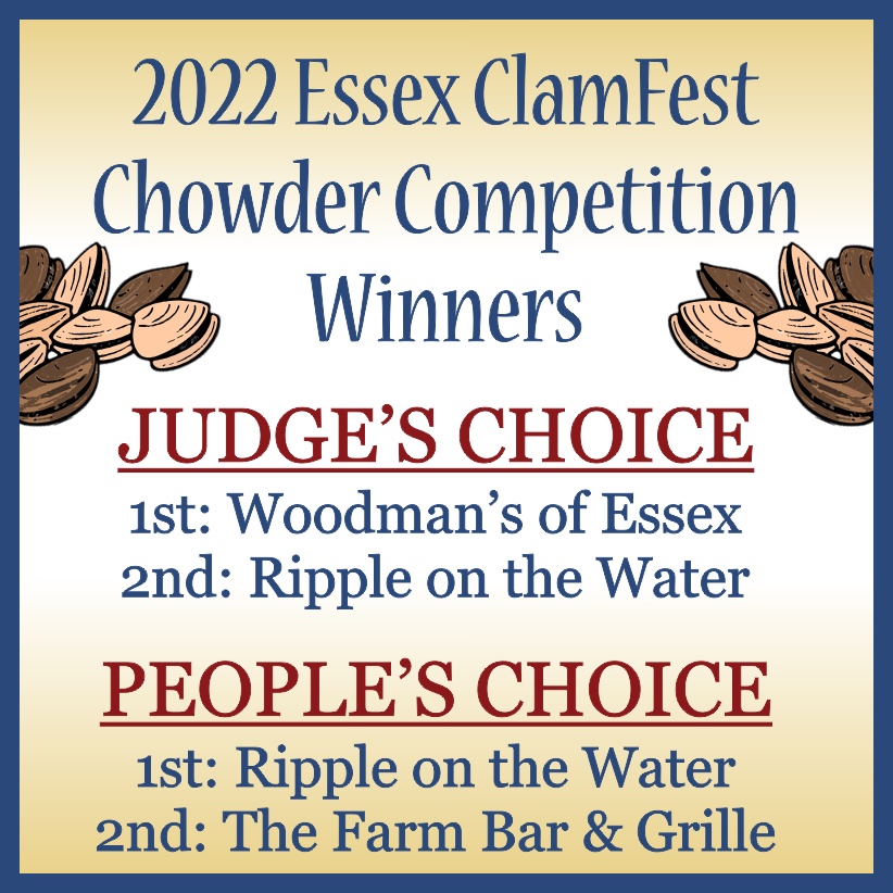 Cape Ann Chamber of Commerce Essex ClamFest Chowder Competition Winners ...