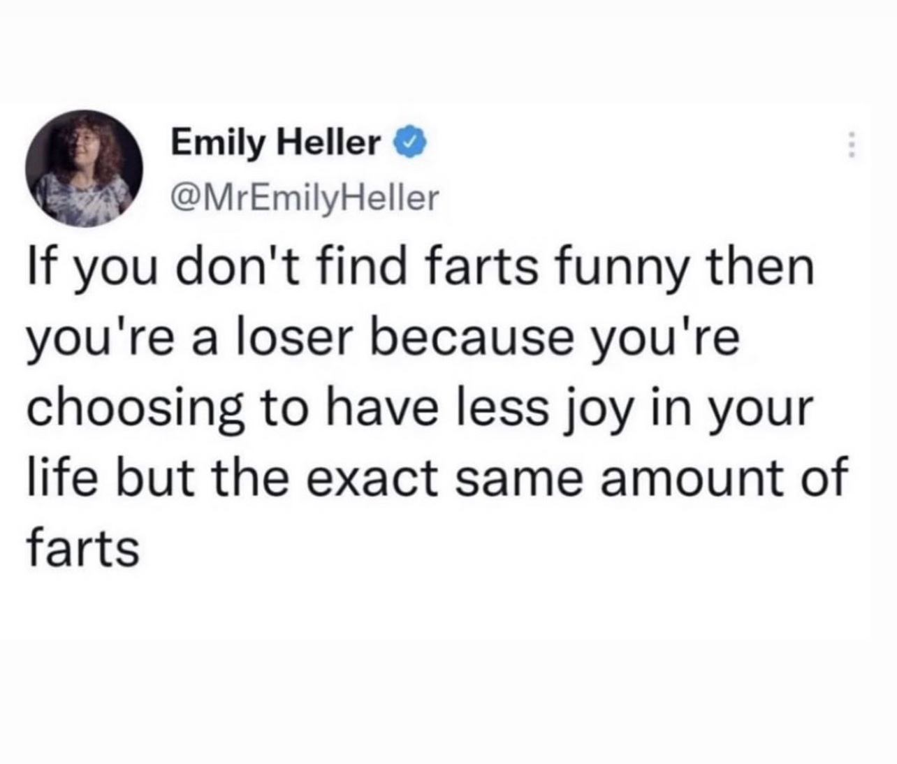 First impression after reading this quote from Emily- Would she be your ...