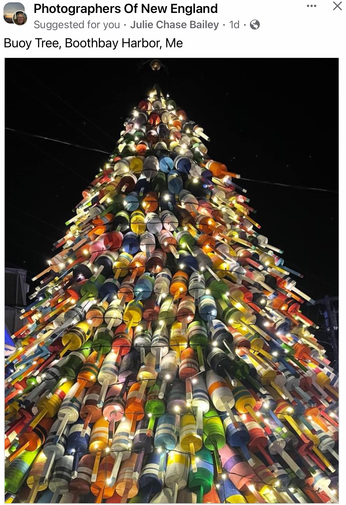Tip of the cap to this buoy tree in Boothbay Maine – Good Morning ...