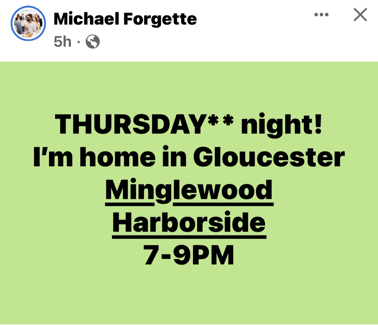Michael Forgette Playing Minglewood Thursday Night! – Good Morning ...
