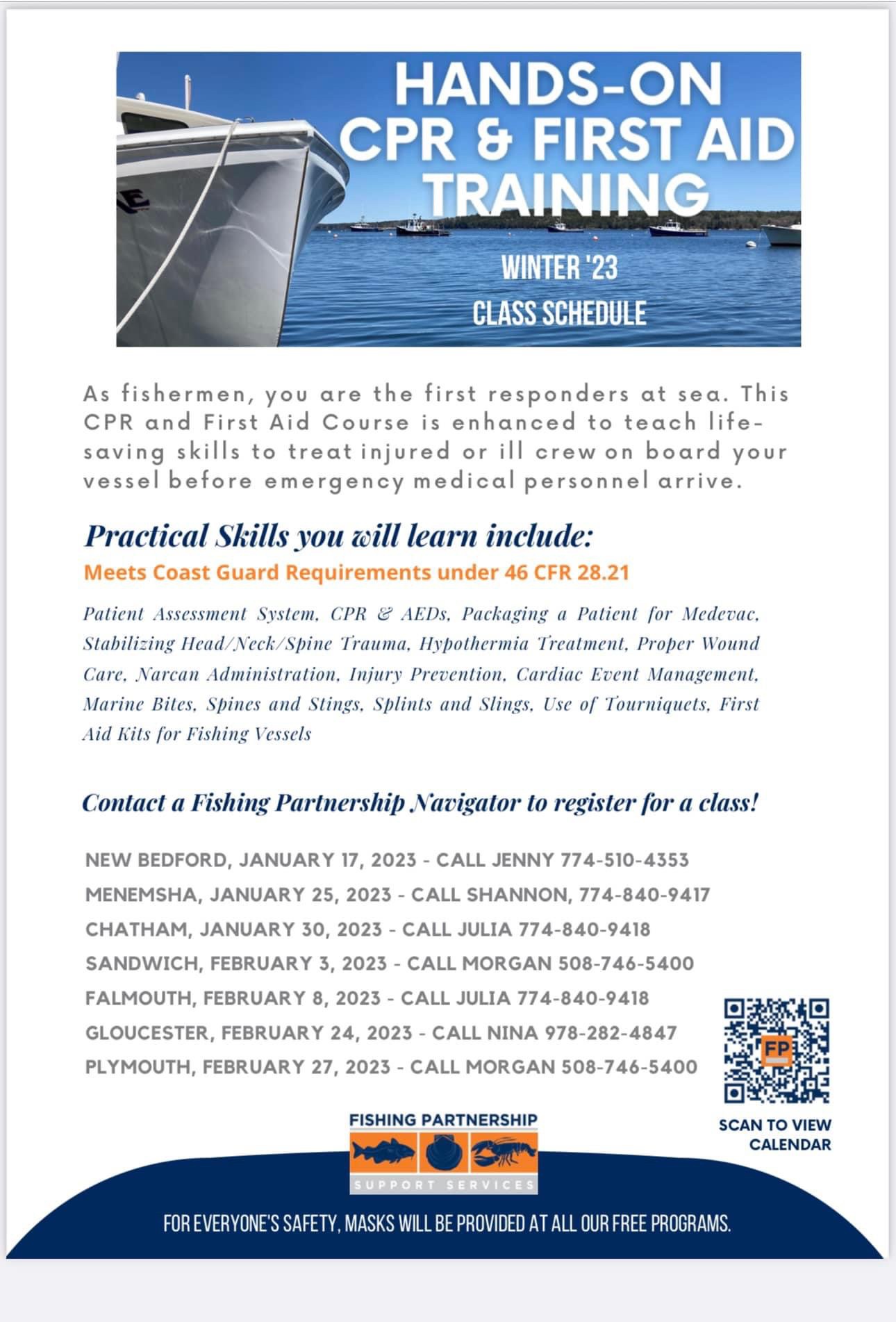 Hands On CPR & First Aid Training February 24 – Good Morning Gloucester