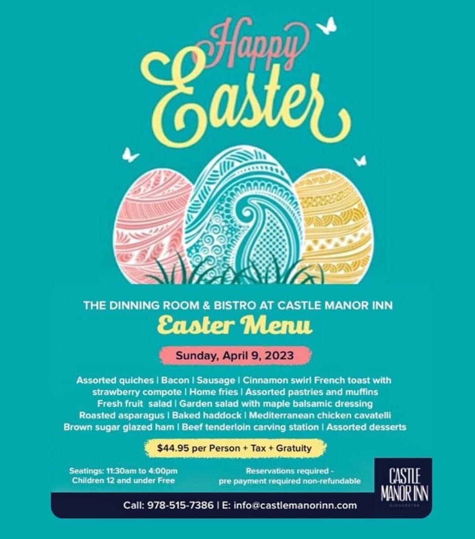 Castle Manor Inn is hopping back into action and will be serving Easter ...