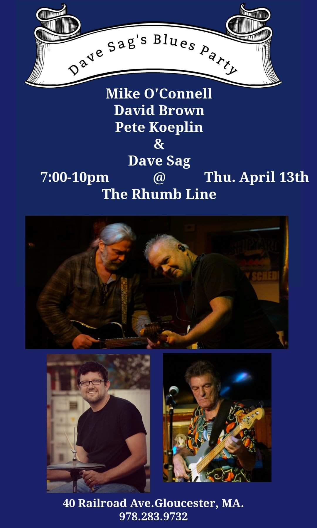 It’s gonna be a hot time in the old town Tonight! @ Dave Sag’s Blues ...