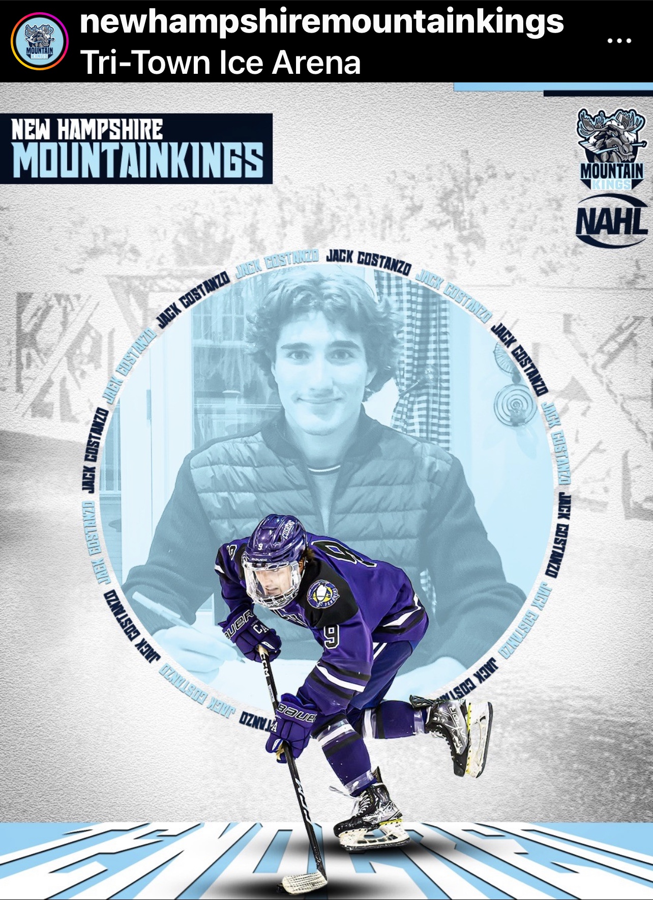 Former GHS Hockey Standout Jack Costanzo Signs With New Hampshire ...