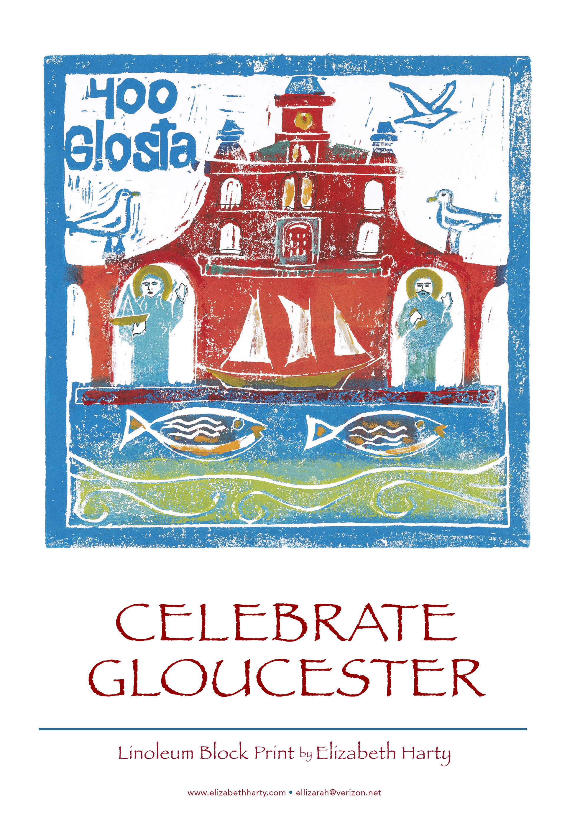 400 Glosta Poster by Elizabeth Harty – Good Morning Gloucester