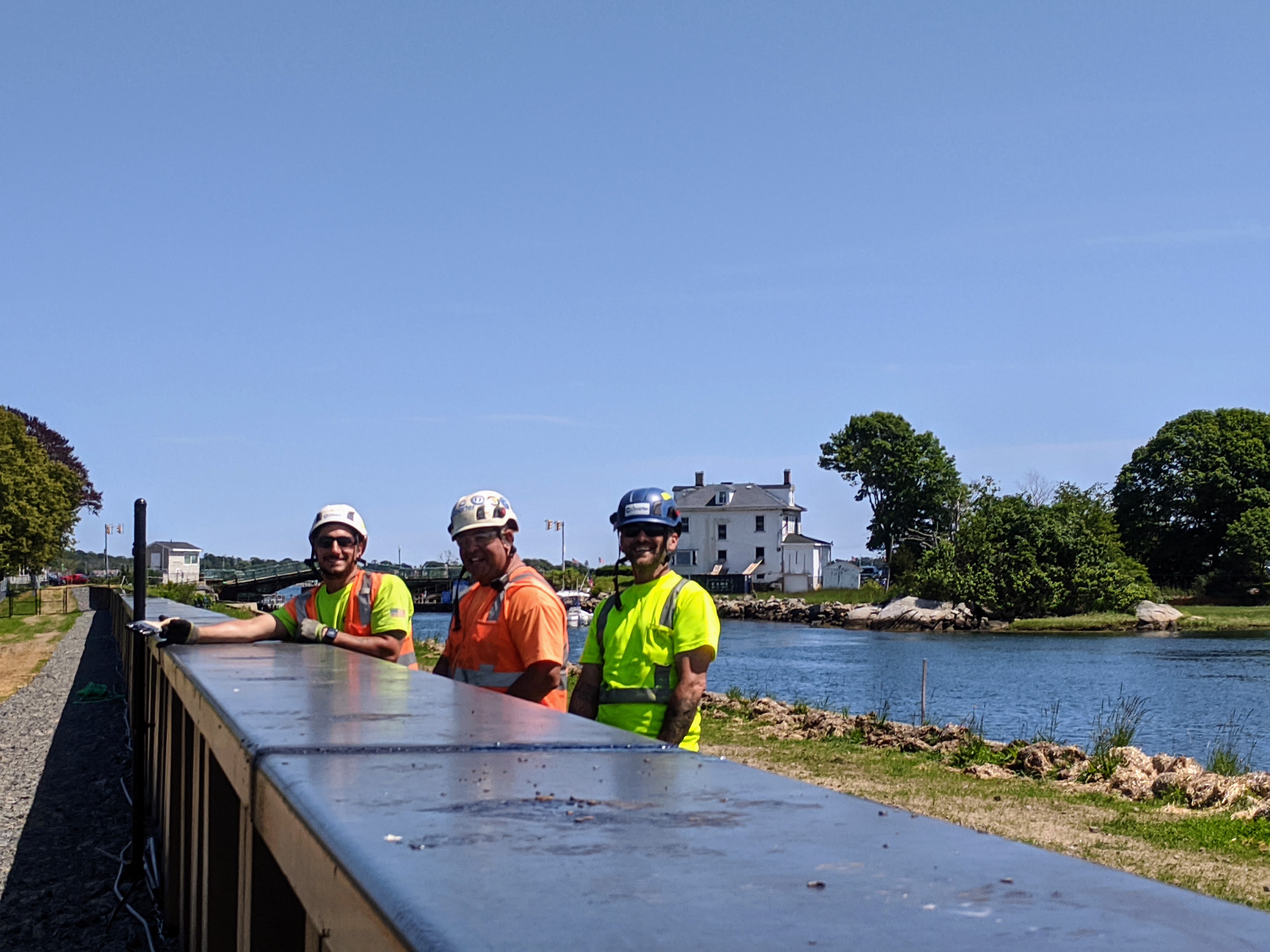 Wrapping Up Two Walls: Public Works GHS Flood Control Project Along the ...