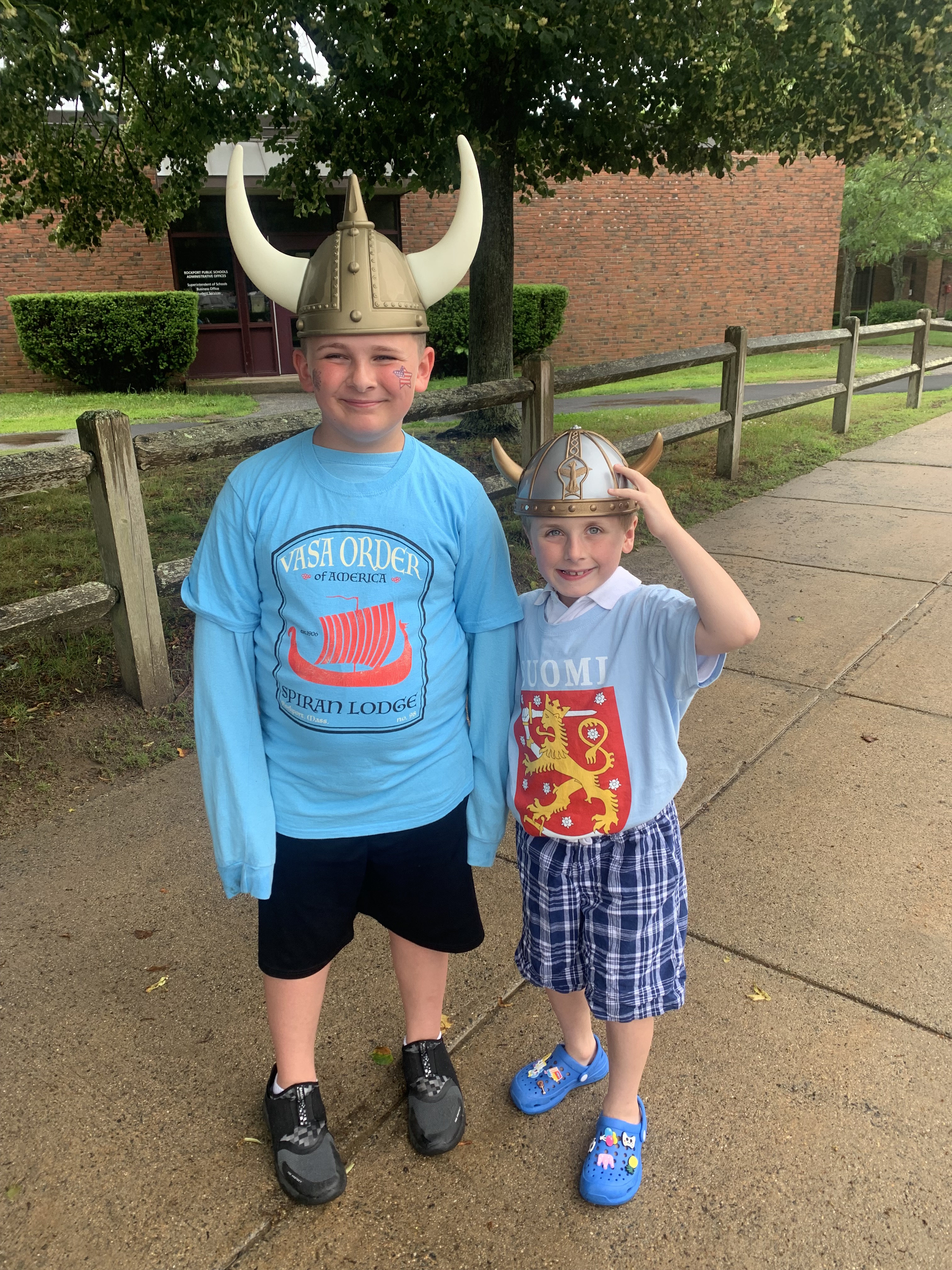 Cousins John D’Antonio and Travis Cormier (Vikings) at The Rockport 4th ...