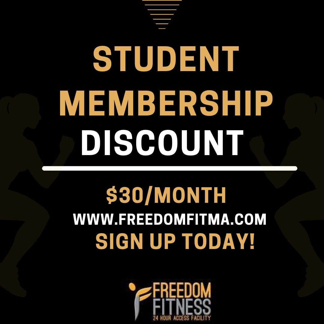 $30 Student Membership Available At Freedom Fitness – Good Morning ...