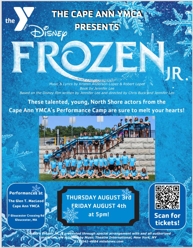 Queen Elsa Arrives Aug 3 and Aug 4! See the cast intro video! Cape Ann ...