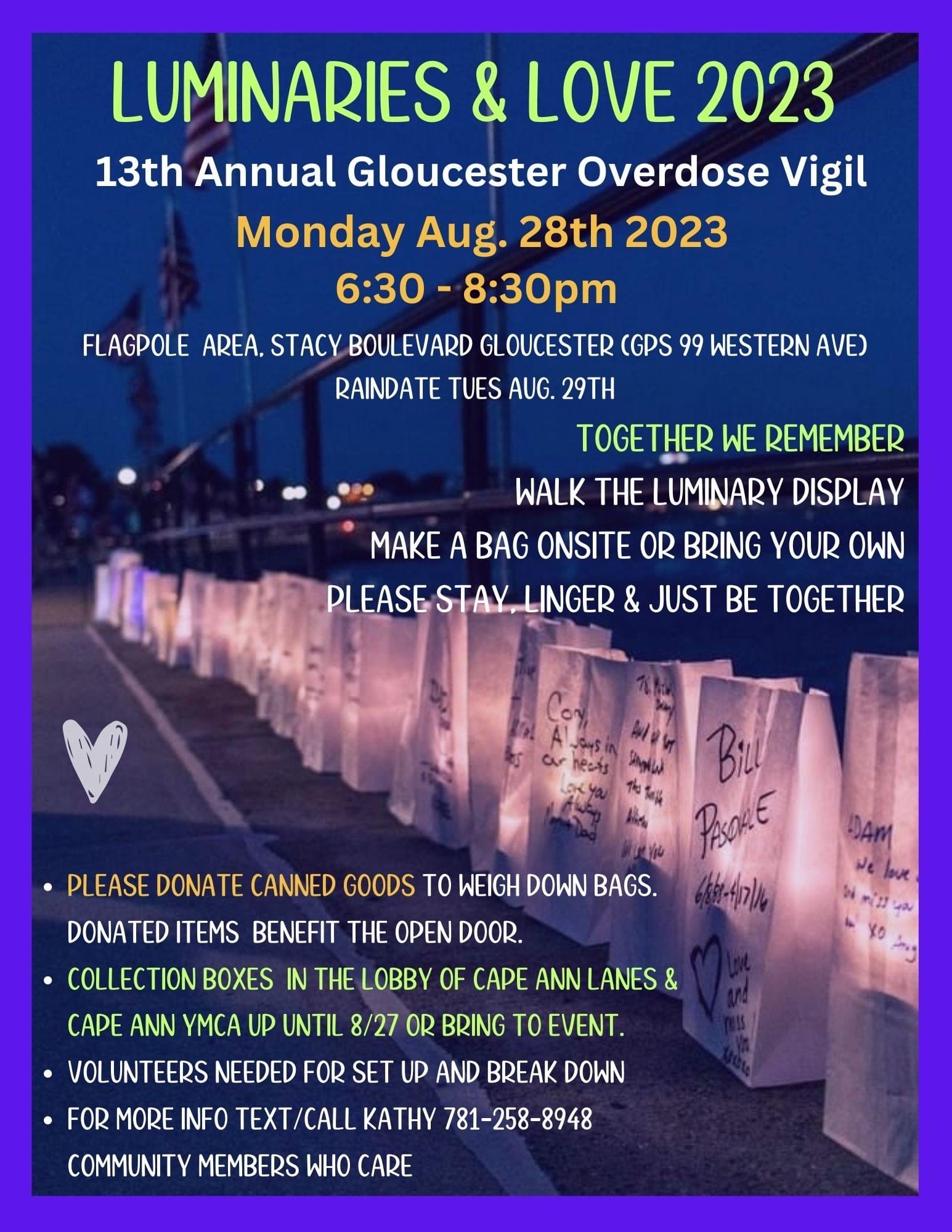 Luminaries & Love display help needed – Good Morning Gloucester