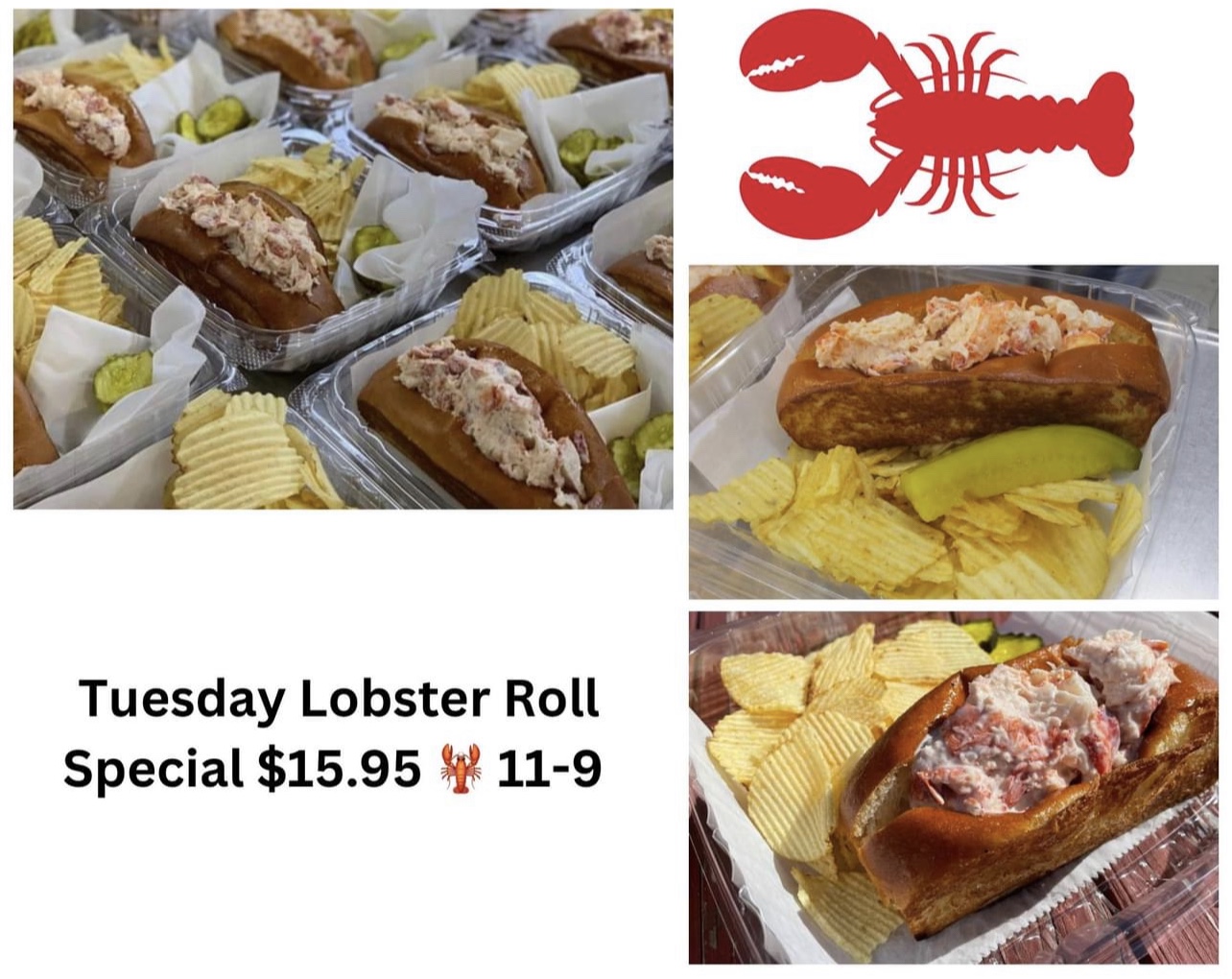 Surfside Subs Tuesday Lobster Roll Special $15.95 🦞11-9 – Good Morning ...
