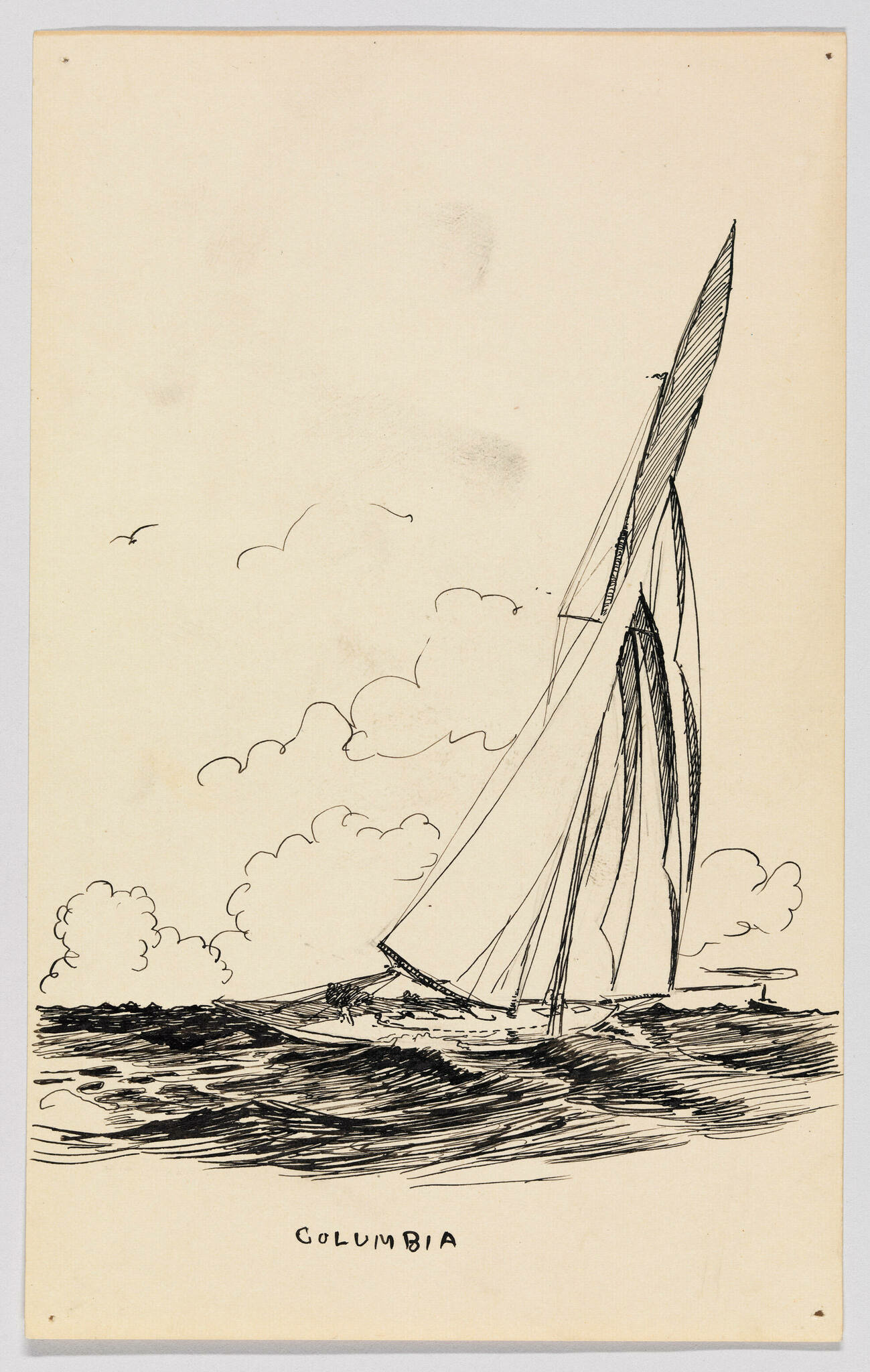 Edward Hopper sketched Columbia likely in Gloucester in 1923, and the ...