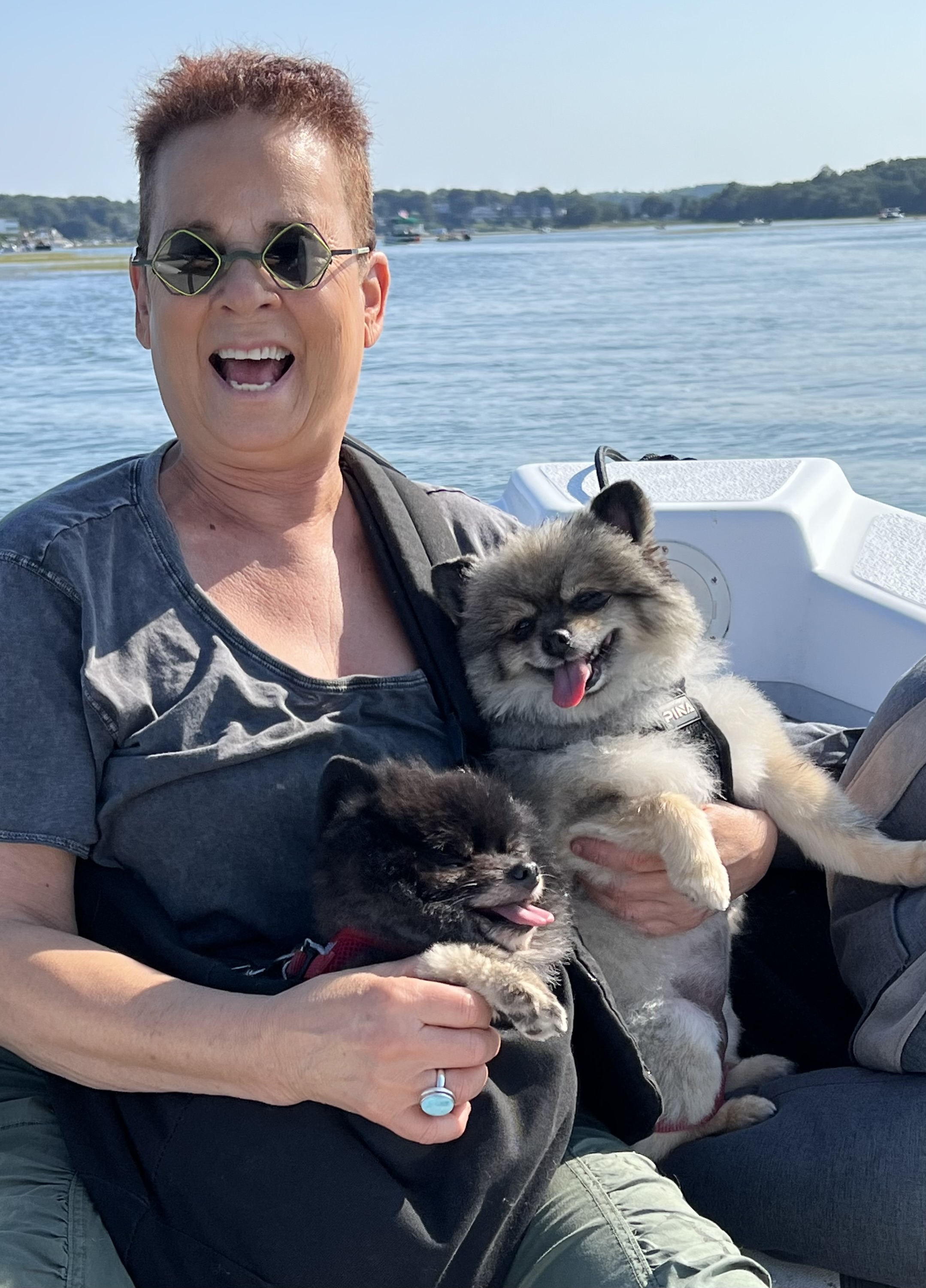 JoAnn SUBMITs #BOATDOGs “Cody and Sandy” SUBMIT YOUR BOAT DOG PHOTO to goodmorninggloucester at ...