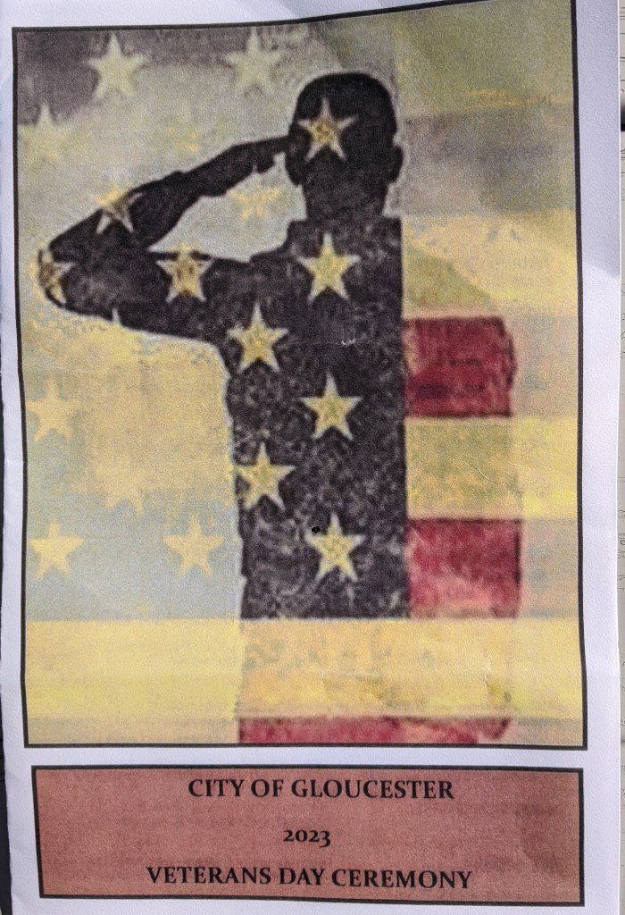 Veterans Day Ceremony 2023 program. Plus JROTC History by Dr. Erik ...