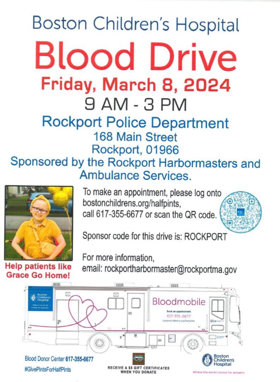 Boston Children’s Hospital Blood Drive – Good Morning Gloucester
