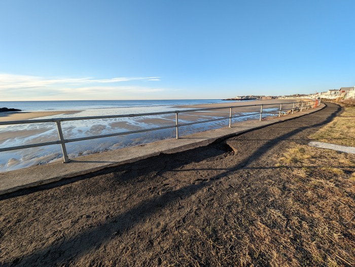 Long Beach seawall status. Storm damage photos 2024. – Good Morning ...