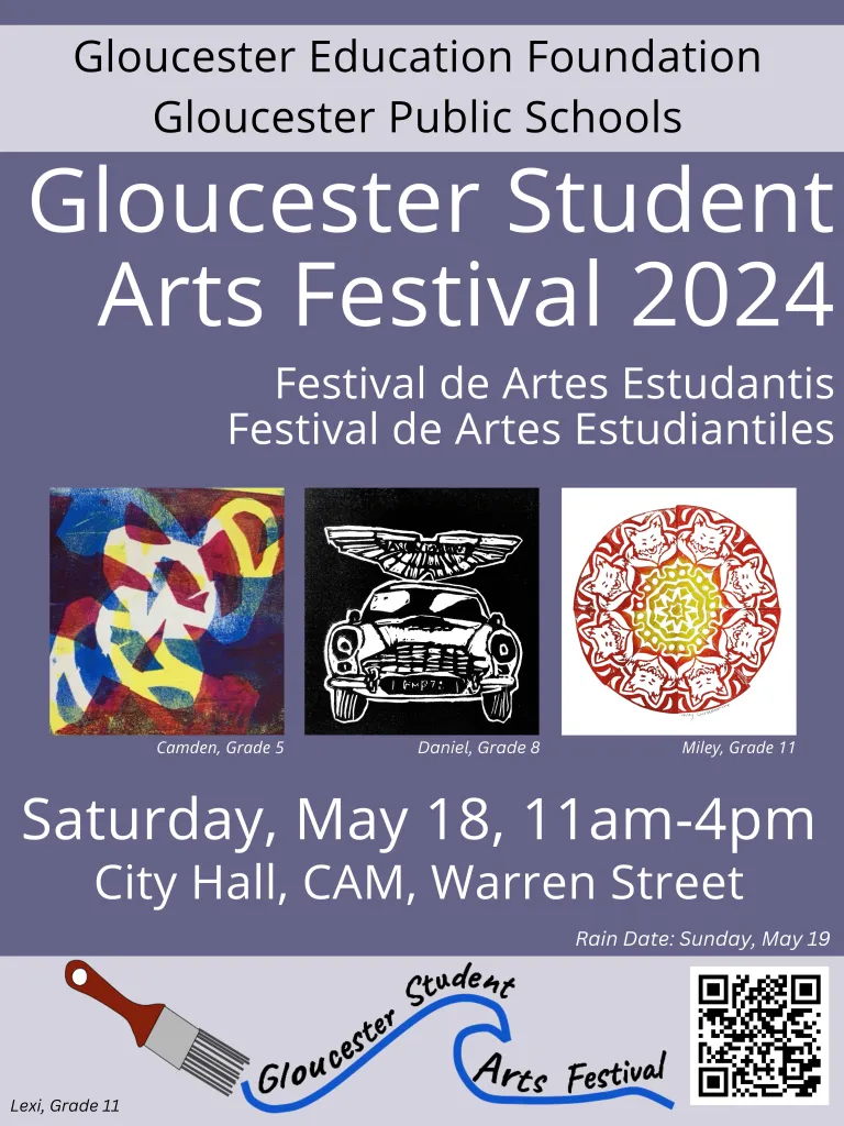 The Gloucester Student Arts Festival returns on Saturday, May 18th – Good Morning Gloucester