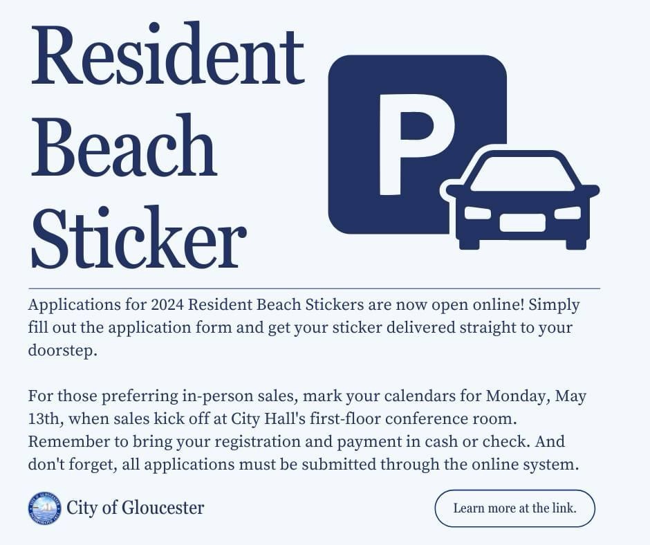 🏖️ Exciting News! 🌊 Applications for 2024 Resident Beach Stickers are ...