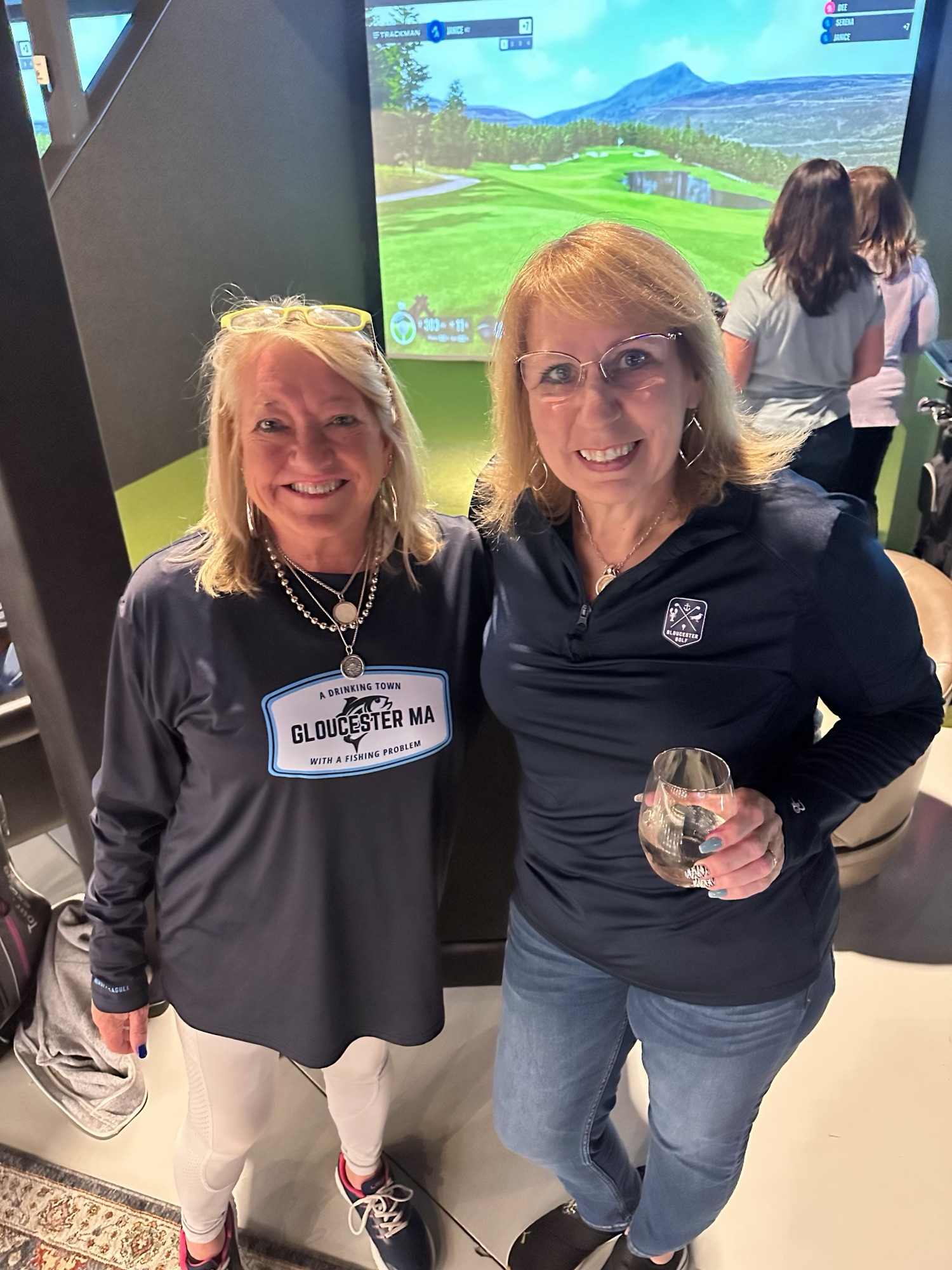 Dee See Bridgette Mathews are representing at the Harbor9 women’s golf ...