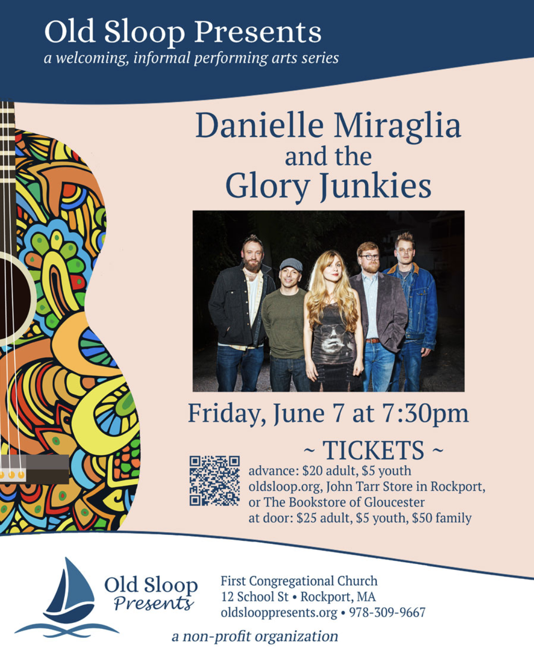 Old Sloop Presents~Danielle Miraglia and The Glory Junkies 7:30pm ...