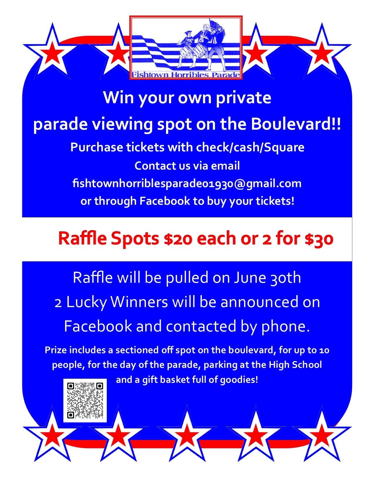 Fishtown Horribles Parade To Raffle Off 2 Private Viewing Spots On The ...